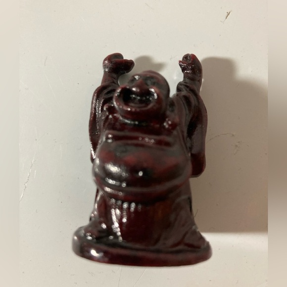 Happy Baddha | Accents | Happy Buddha Arms Up Statue Or Figurine 2in ...